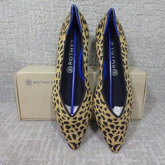 Rothy's | Shoes | Rothys The Point Leopard Prints Pointed Toe Slip On ...